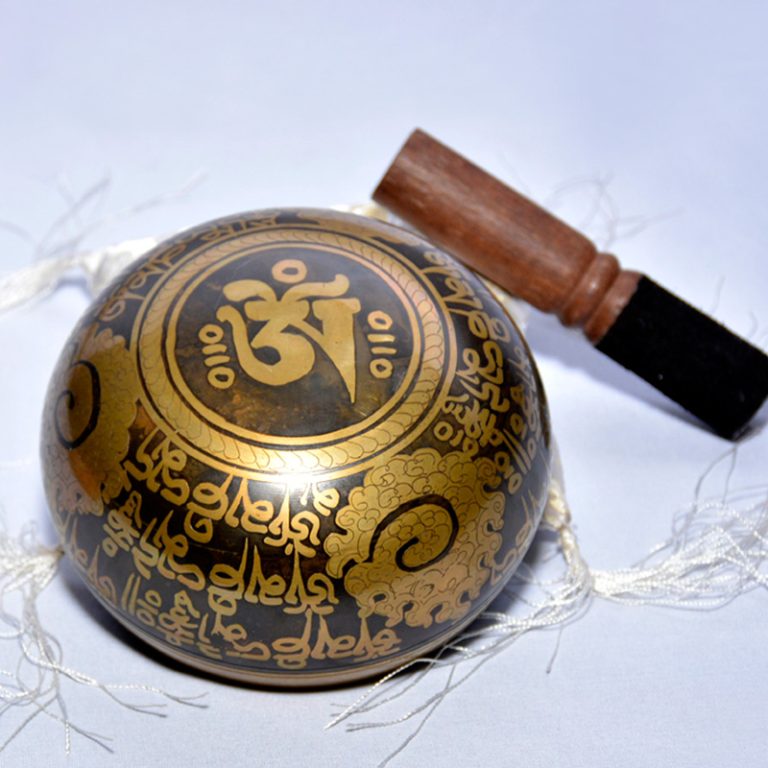 Om Carving Tibetan Singing Bowl In Nepal, wholesale and Exporter Made ...